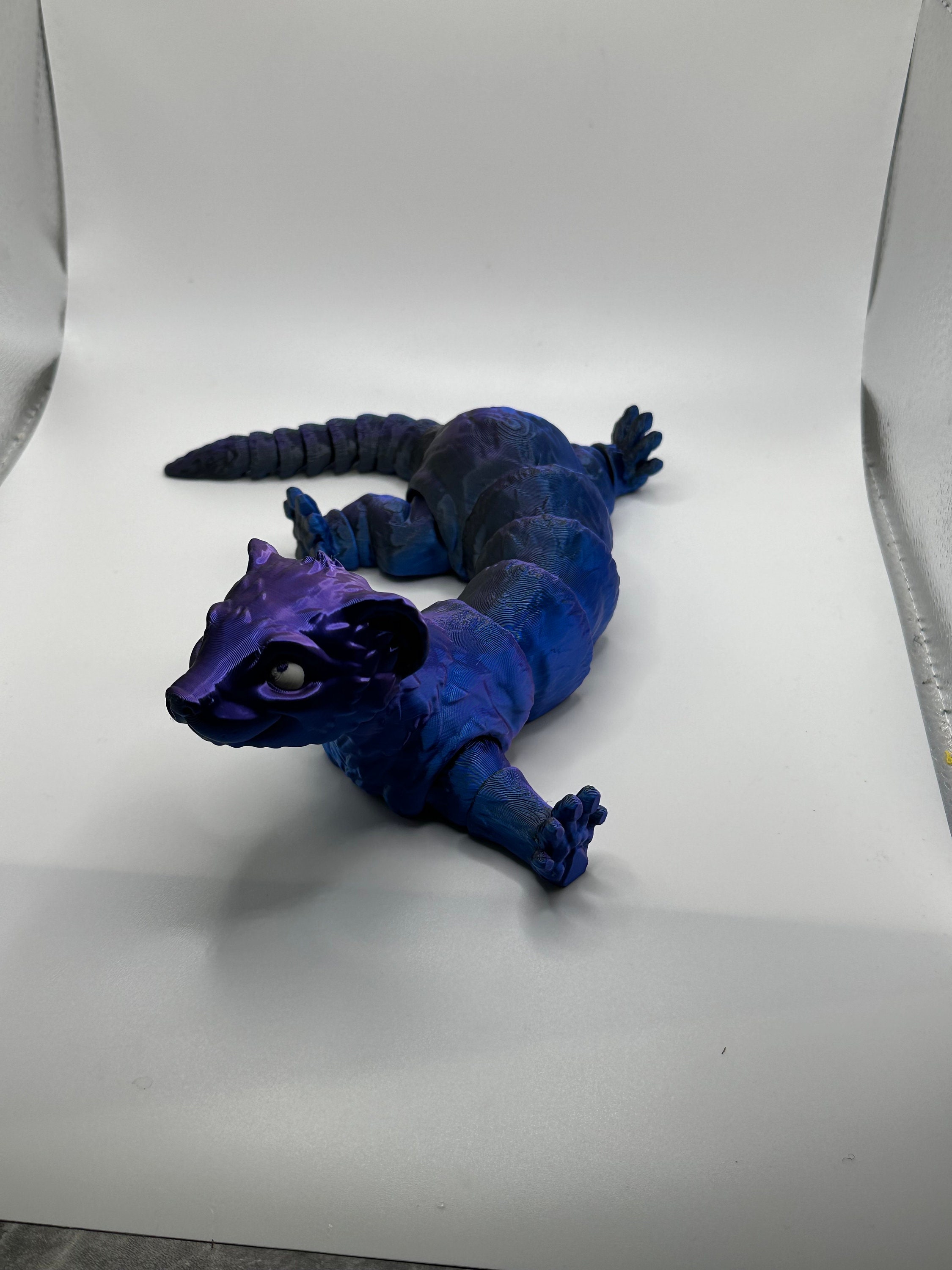 Flexi Ferret Figurine 3D Printed, Jumbo Ferret Home Decor Ornament - Etsy