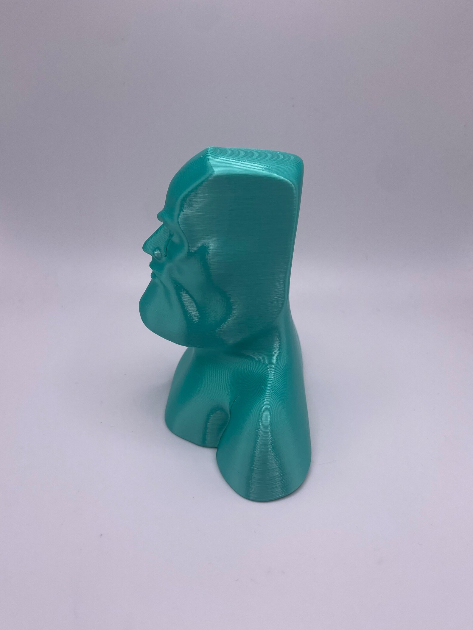 The Rock Moai Statue 3D Printed - Etsy
