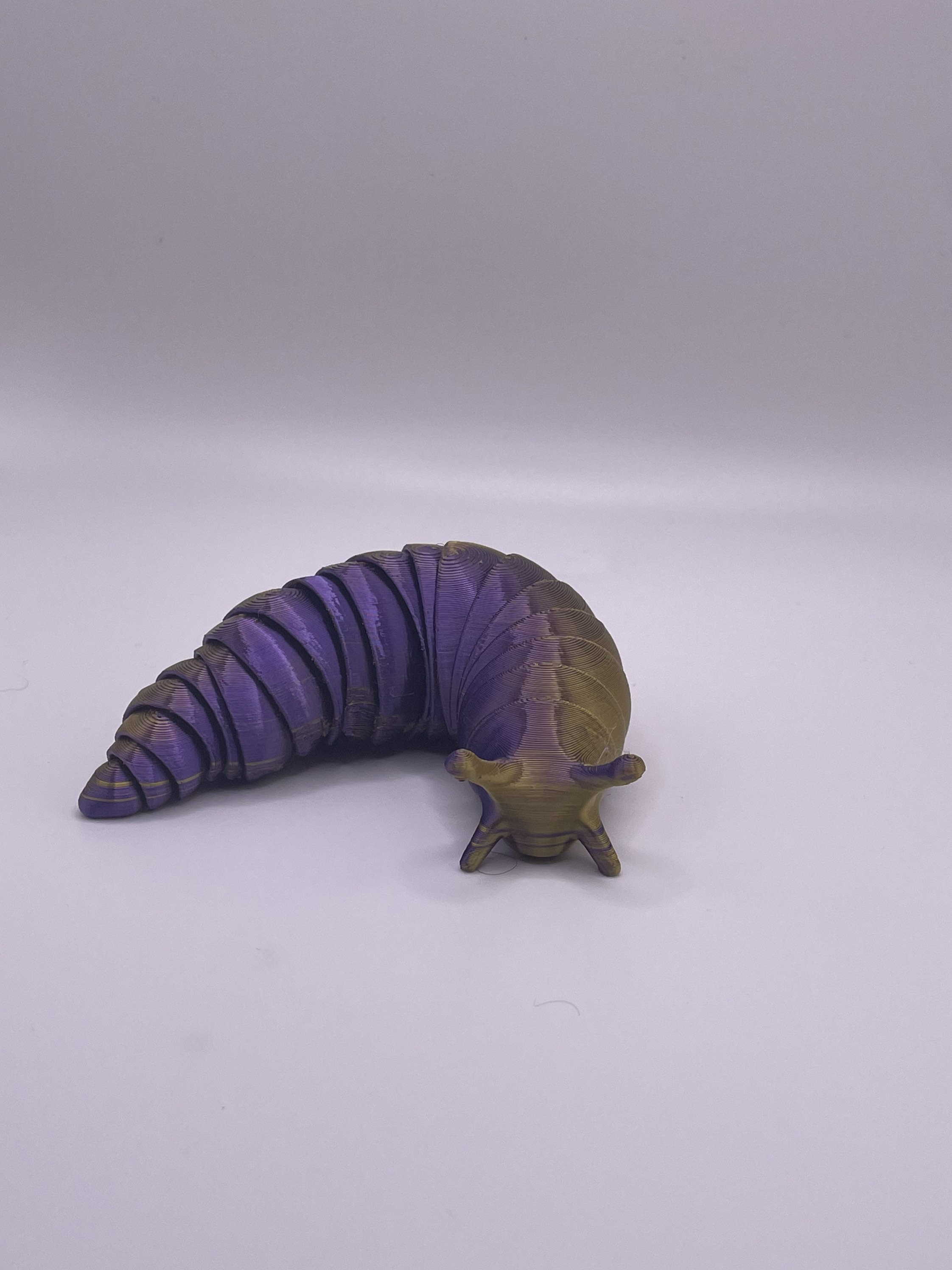 Friendly Articulated Slug 3D Printed Slinky Slug Back to | Etsy