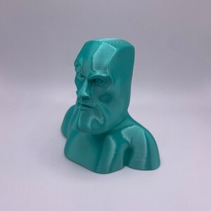 The Rock Moai Statue 3D Printed - Etsy