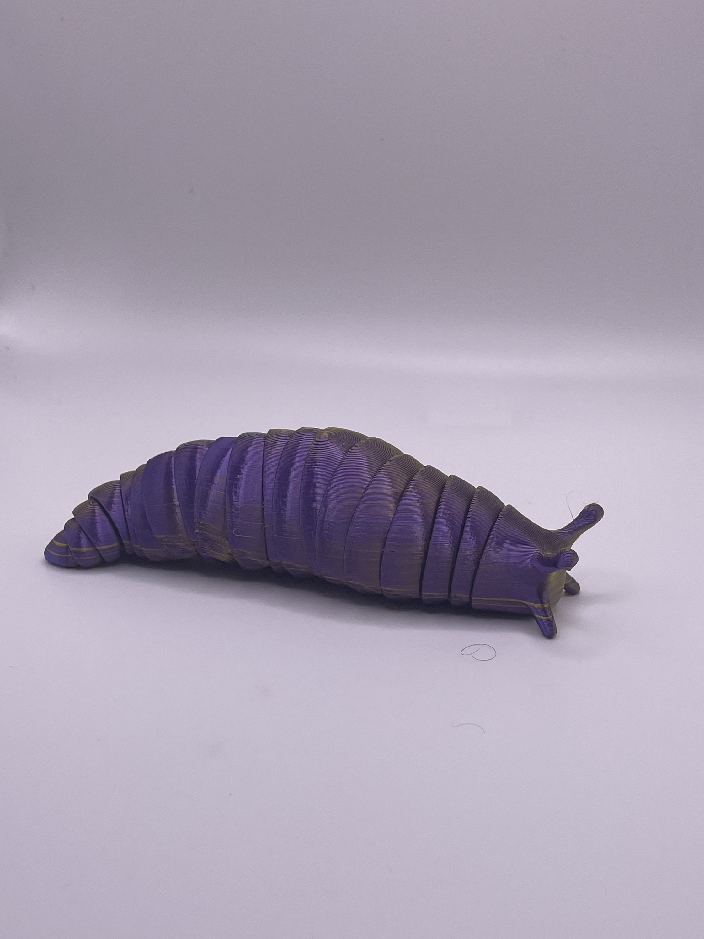 Friendly Articulated Slug 3D Printed Slinky Slug Back to | Etsy