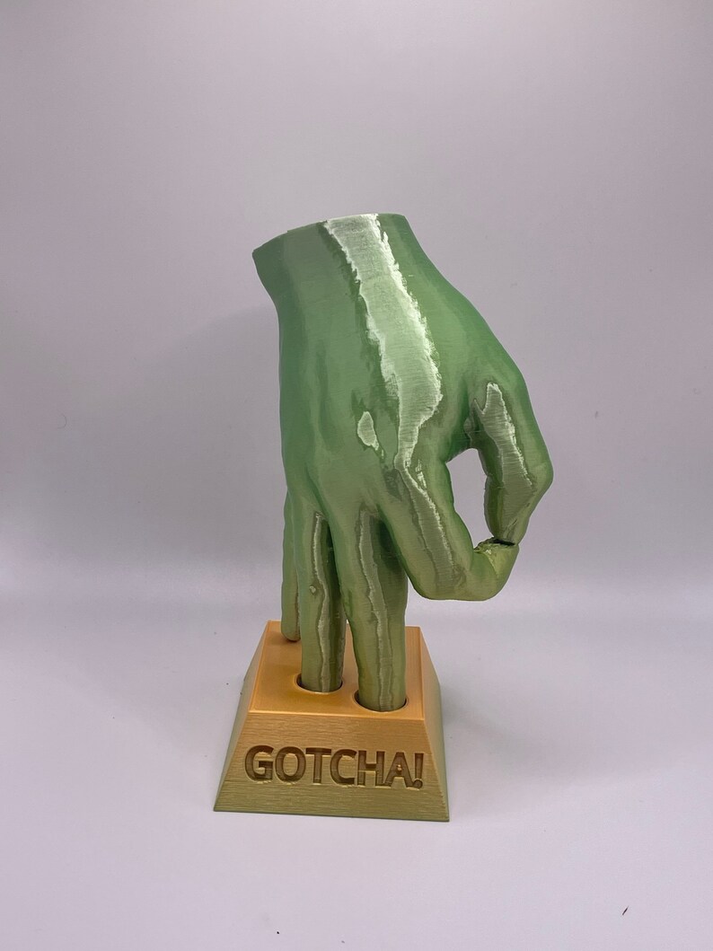 Gotcha Meme Hand With Gotcha Base 3D Printed - Etsy