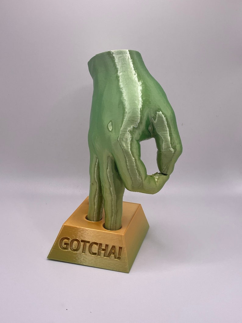 Gotcha Meme Hand With Gotcha Base 3D Printed - Etsy