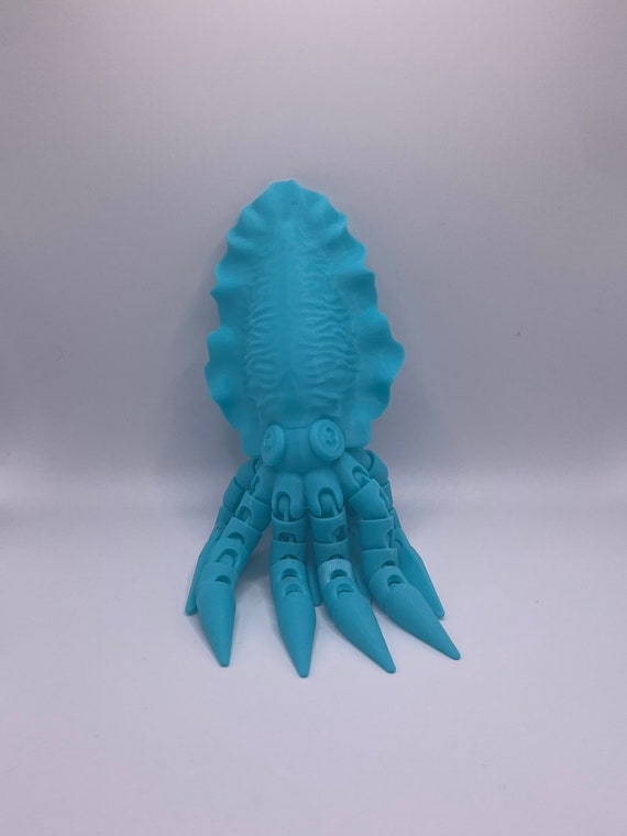 Articulated Cuttlefish 3D Printed | Etsy