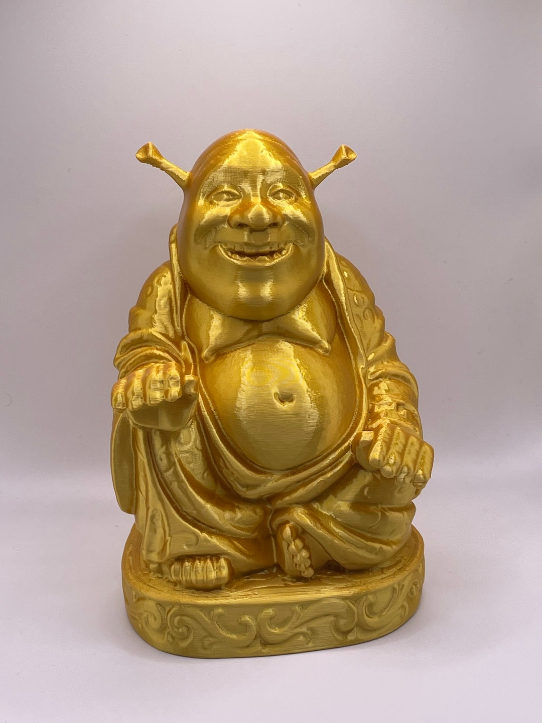 Buddha Shrek 3D Printed - Etsy