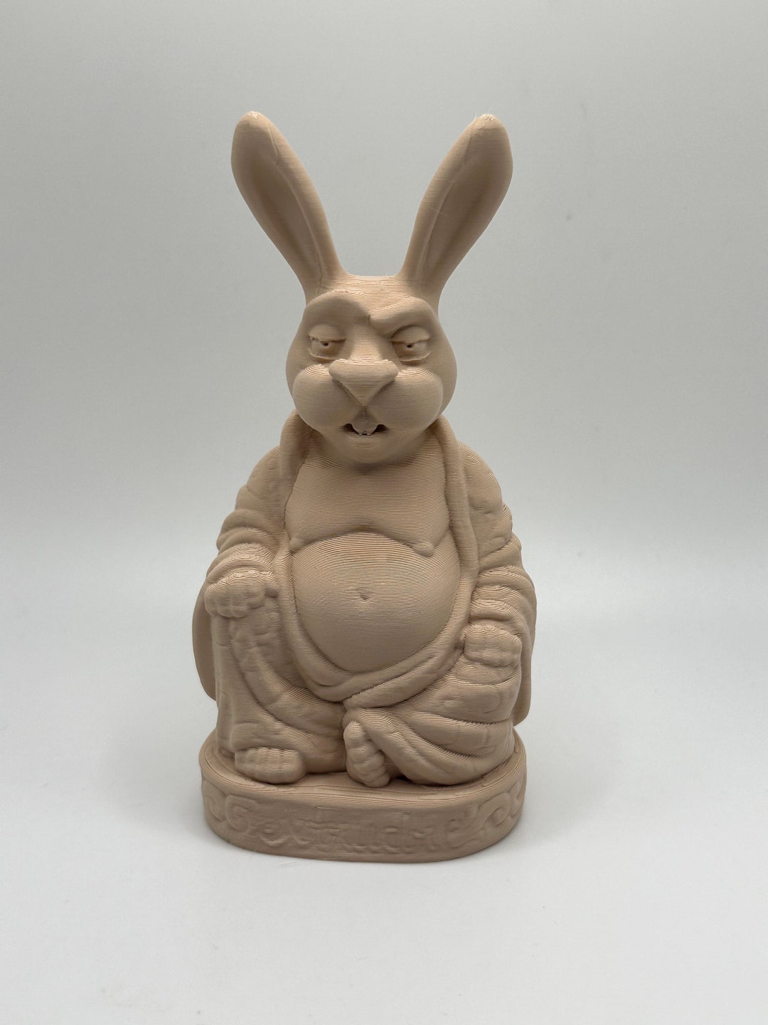 Bunny Buddha 3D Printed - Etsy