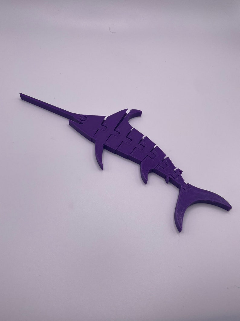Articulated Swordfish 3D Printed - Etsy