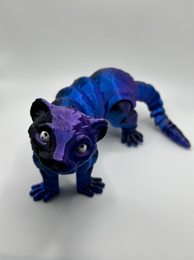 Flexi Ferret Figurine 3D Printed, Jumbo Ferret Home Decor Ornament - Etsy