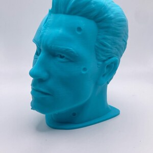 Terminator Head 3D Printed - Etsy