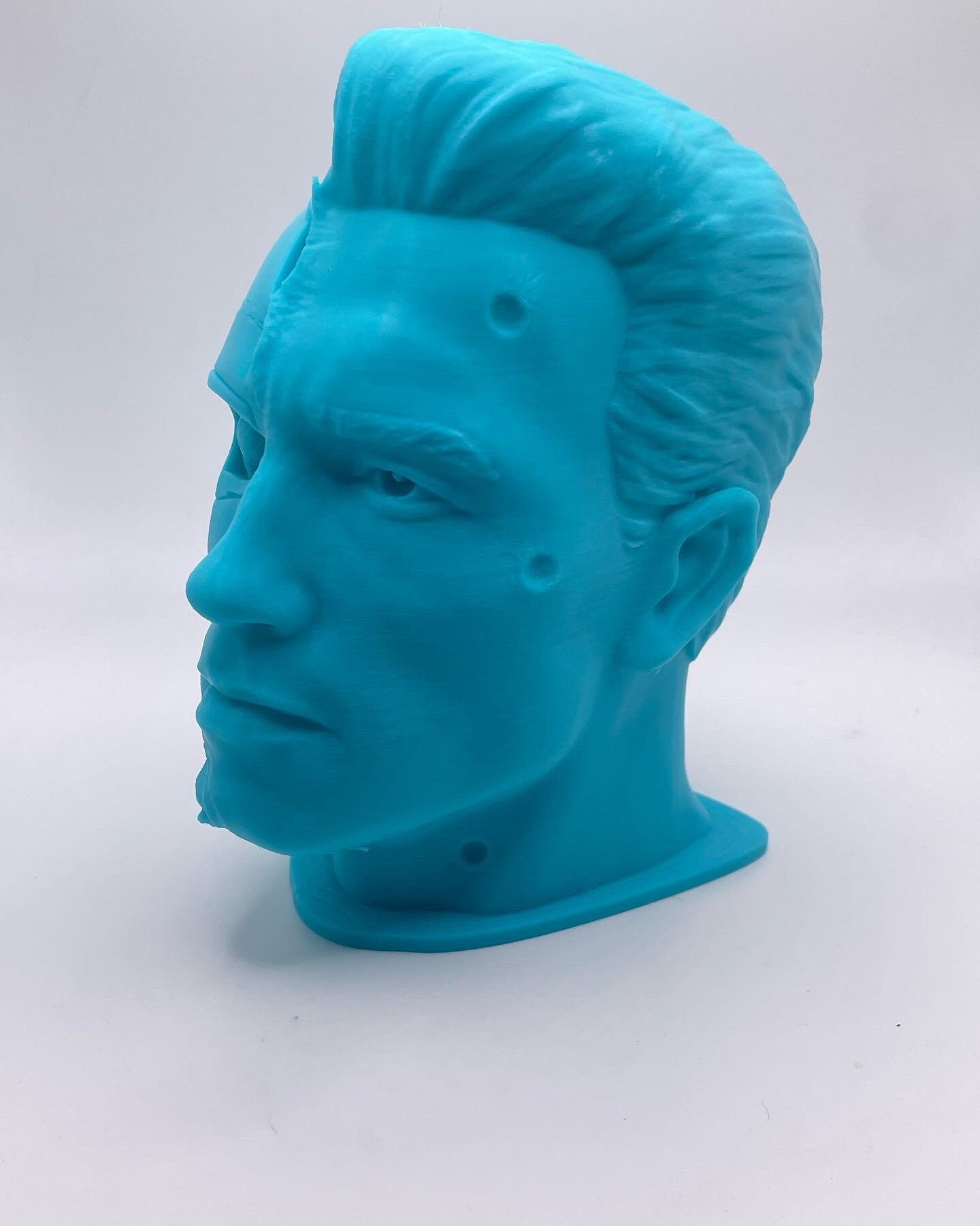 Terminator Head 3D Printed - Etsy