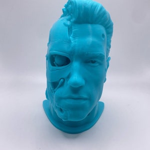 Terminator Head 3D Printed - Etsy