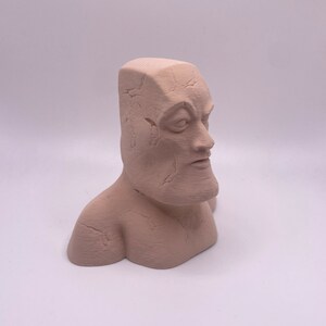 The Rock Moai Statue 3D Printed - Etsy