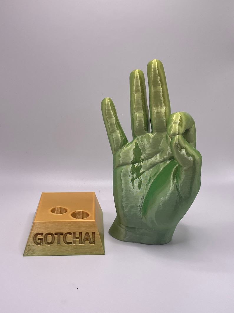 Gotcha Meme Hand With Gotcha Base 3D Printed - Etsy