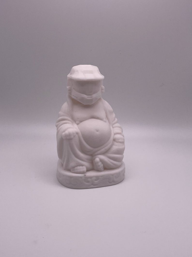 Master Chief Buddha 3D Printed - Etsy