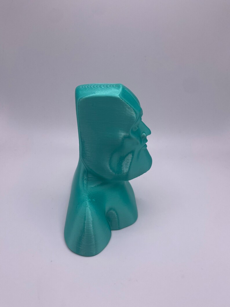 The Rock Moai Statue 3D Printed - Etsy