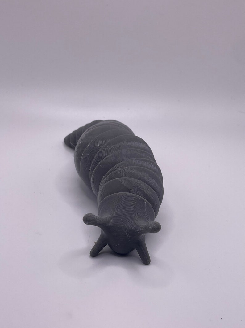 Friendly Articulated Slug 3D Printed Slinky Slug Back to - Etsy