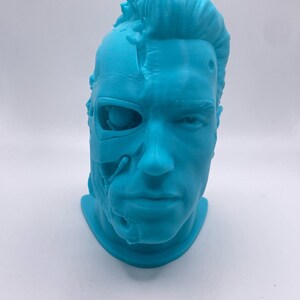 Terminator Head 3D Printed - Etsy