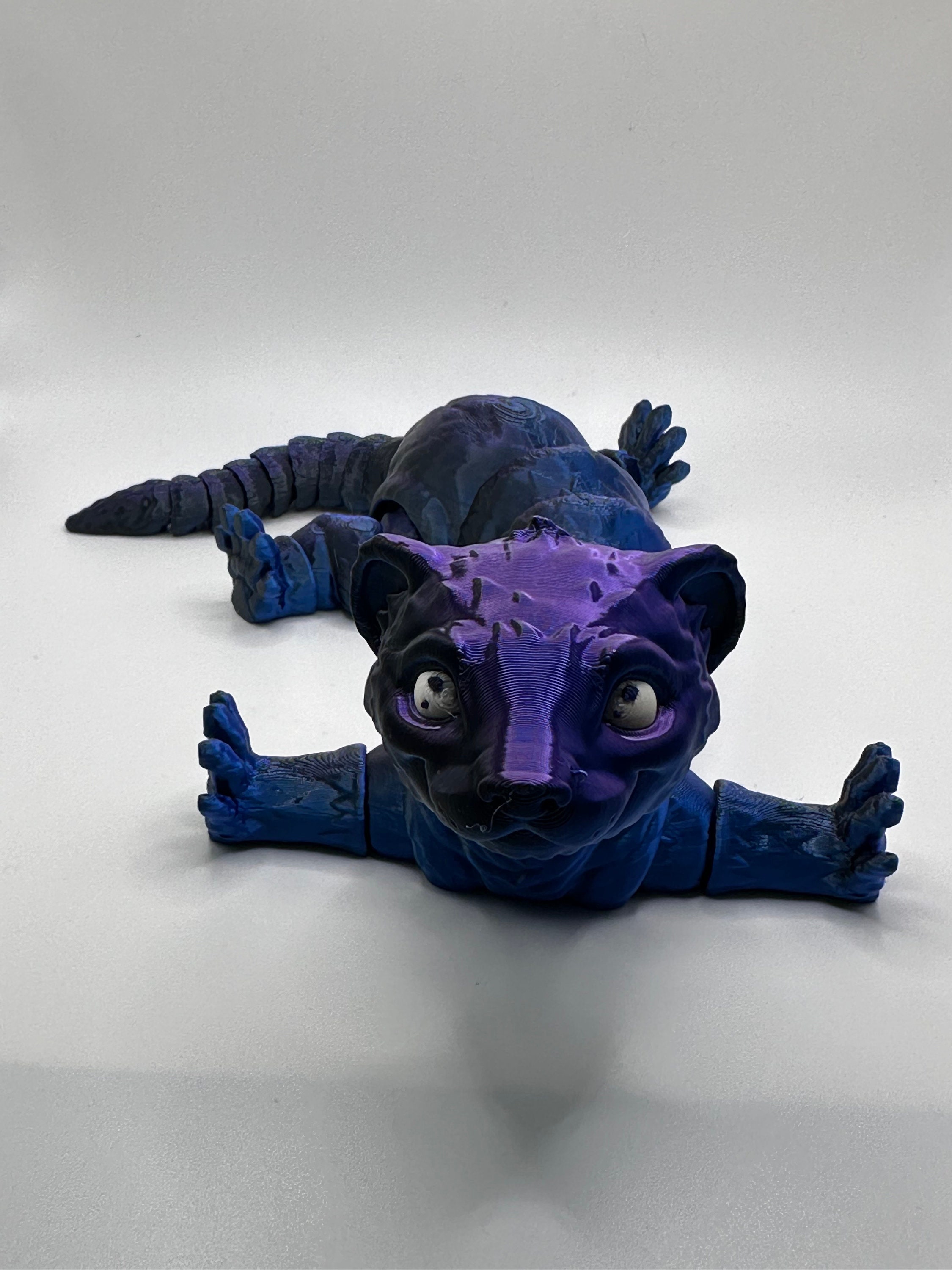 Flexi Ferret Figurine 3D Printed, Jumbo Ferret Home Decor Ornament - Etsy