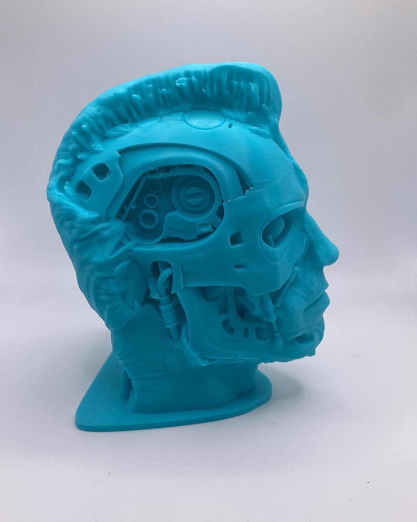 Terminator Head 3D Printed - Etsy