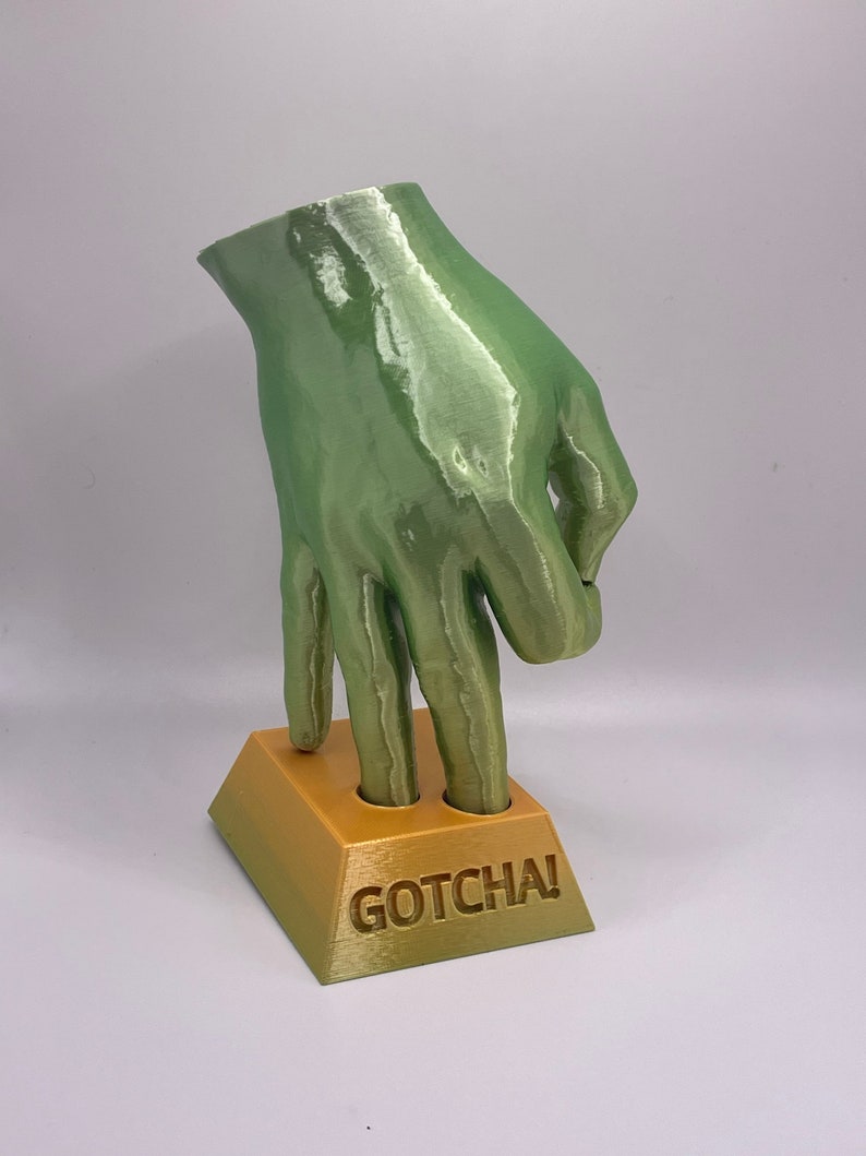 Gotcha Meme Hand With Gotcha Base 3D Printed - Etsy