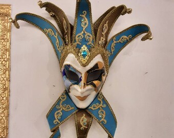 Paper Mache Jester Mask - Etsy