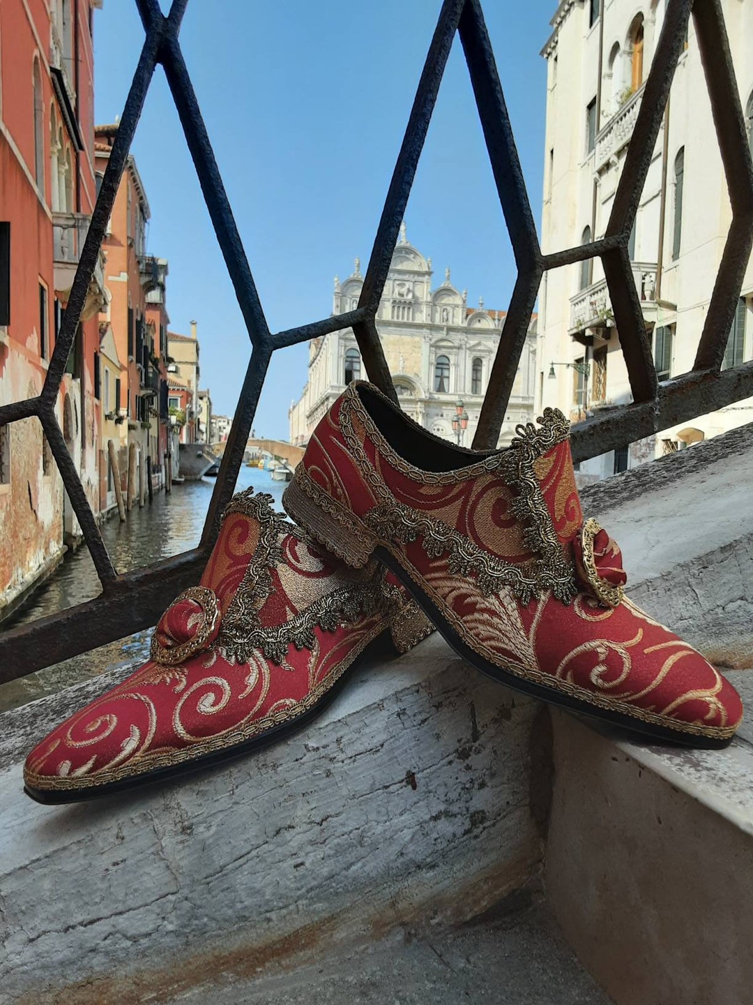 Original Handmade Venetian Baroque Shoes Historical Shoes - Etsy
