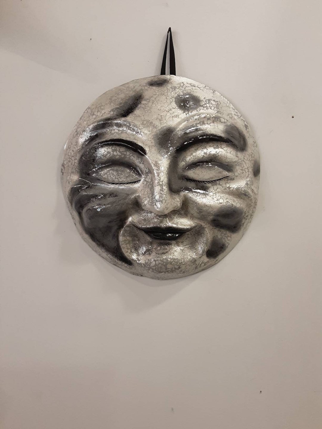 Luna Mask Venetian Size Large Hand Painted - Etsy
