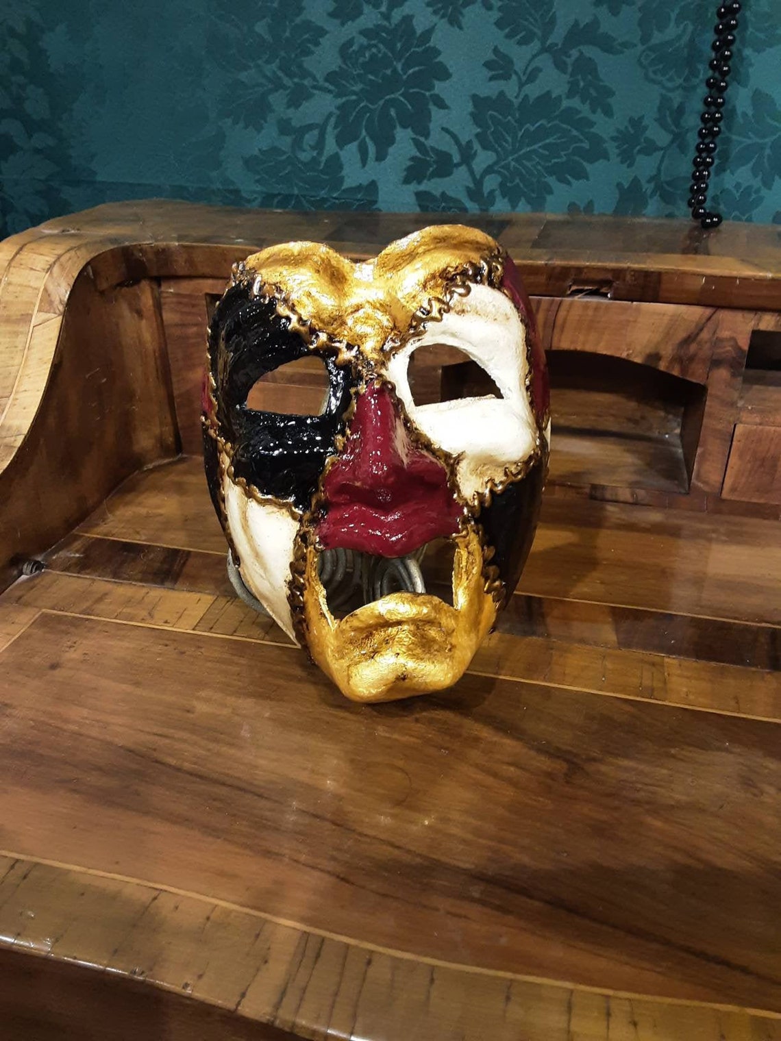 Tragic Mask Comic Mask Tragicomic Mask Made in Venice in - Etsy