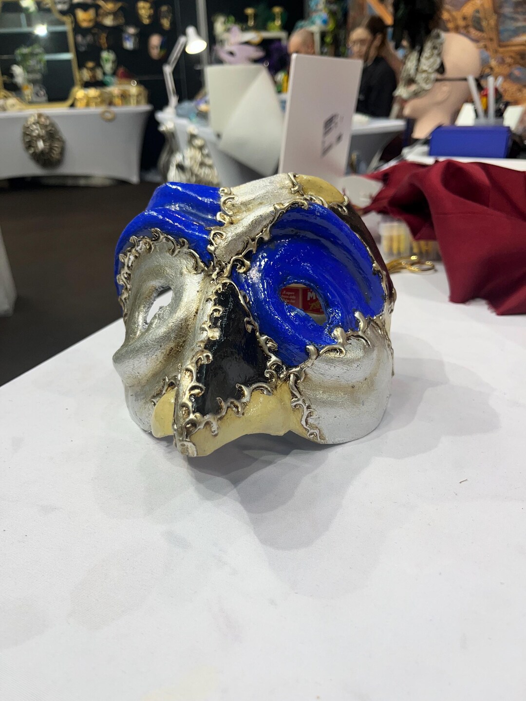 Venetian Mask Commedia Dell Arte Mask Nose Pantalone in Papier Mache ...