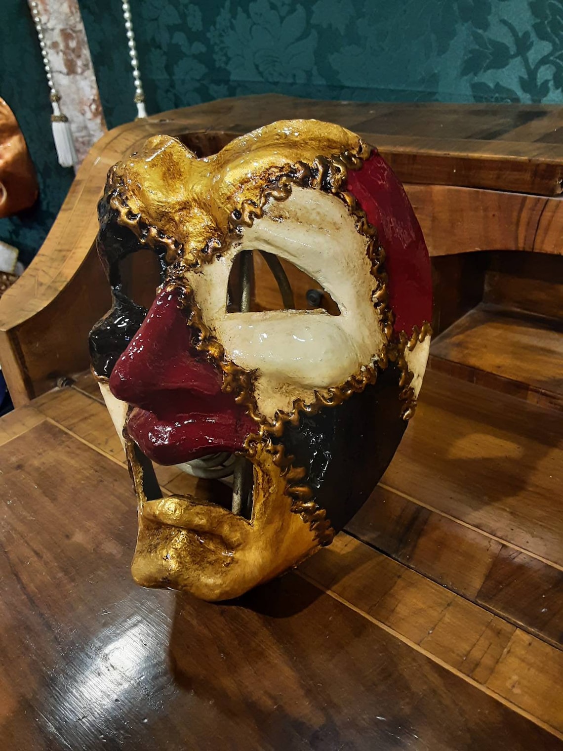 Tragic Mask Comic Mask Tragicomic Mask Made in Venice in - Etsy