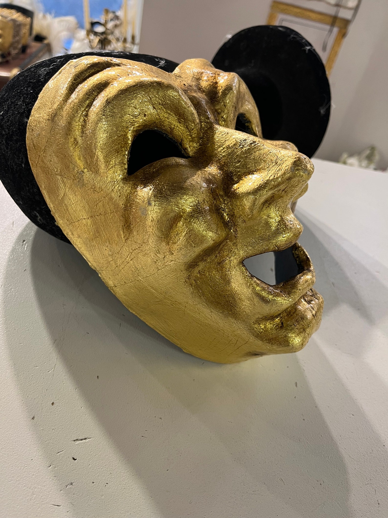 Tragic Mask Comic Mask, Tragicomic Mask Made in Venice in Papier-mâché ...