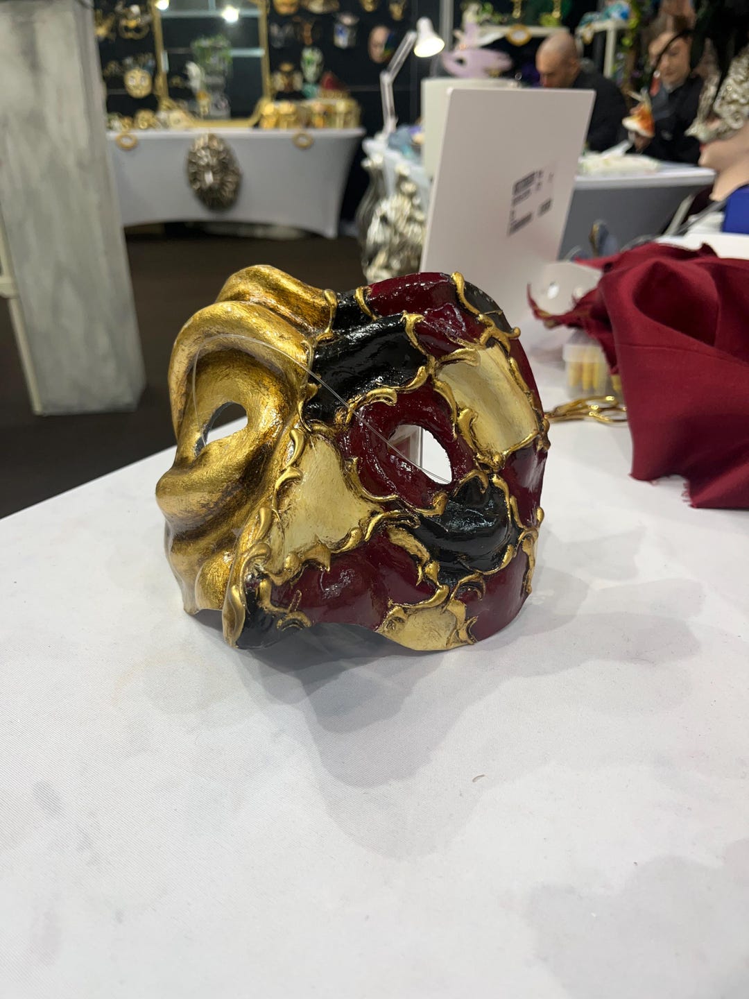 Commedia Dell Arte Venetian Mask Nose Pantalone Handmade Paper Mache ...