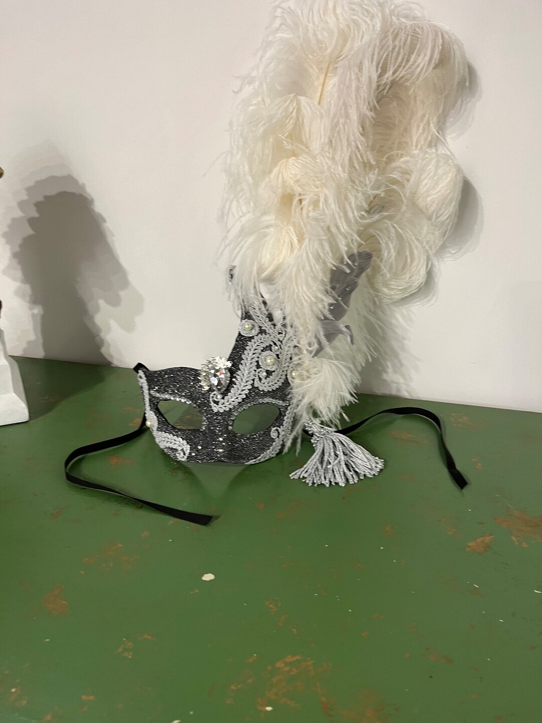 Colombina Original Venetian Mask Paper Mache Swan, Hand Decorated With ...