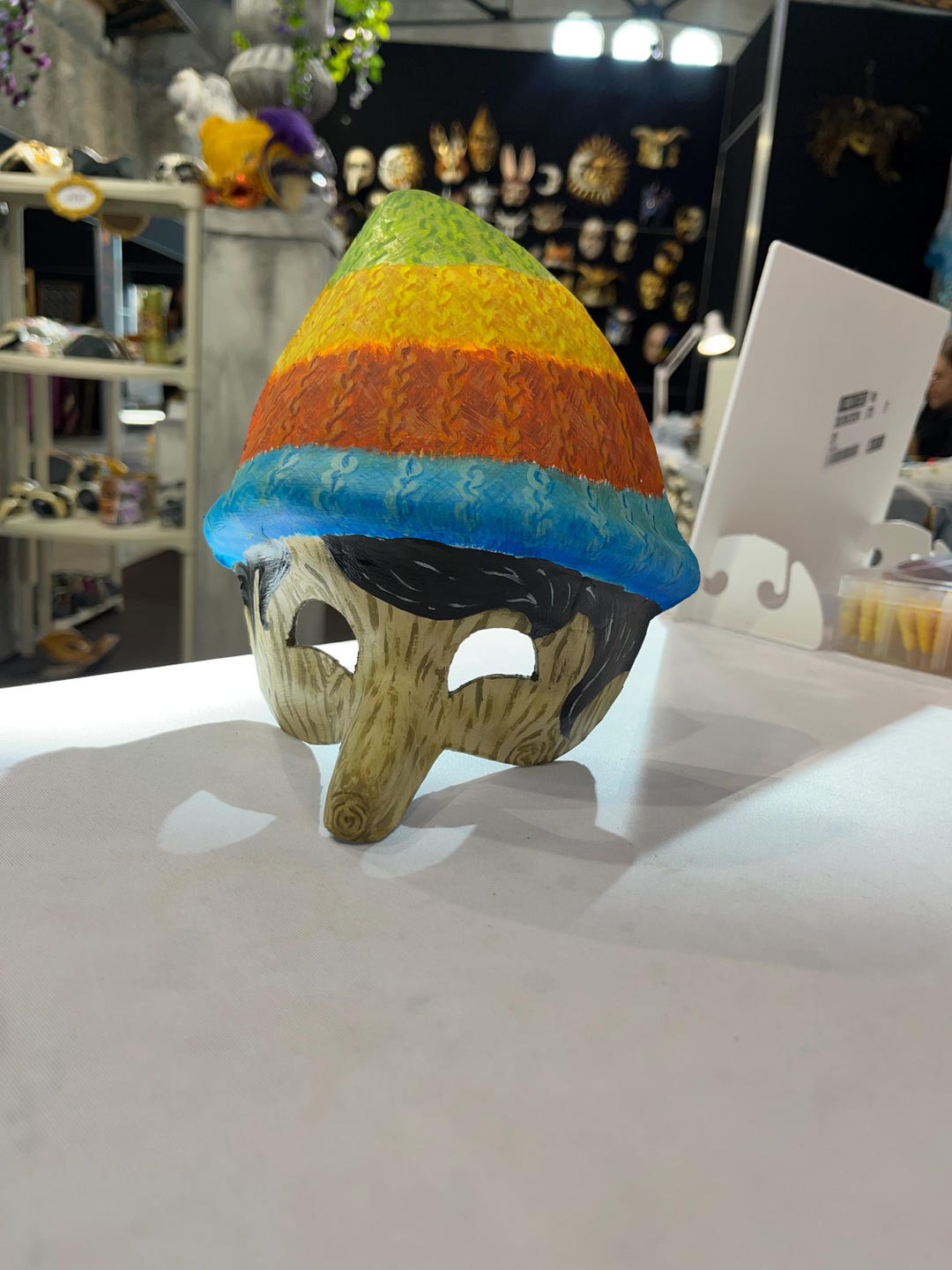 Pinocchio Papier-mâché Venetian Mask Hand Painted - Etsy