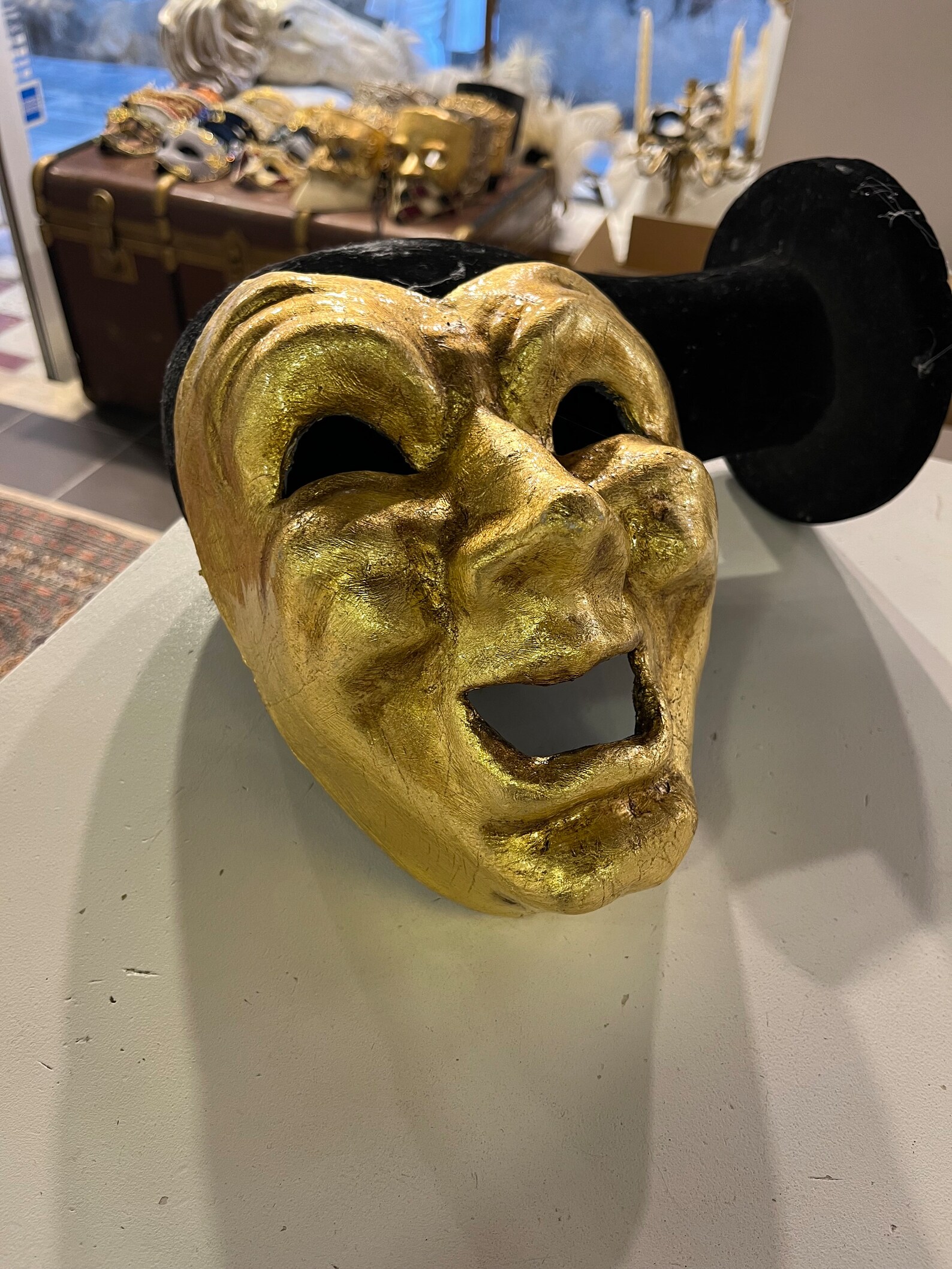 Tragic Mask Comic Mask, Tragicomic Mask Made in Venice in Papier-mâché ...