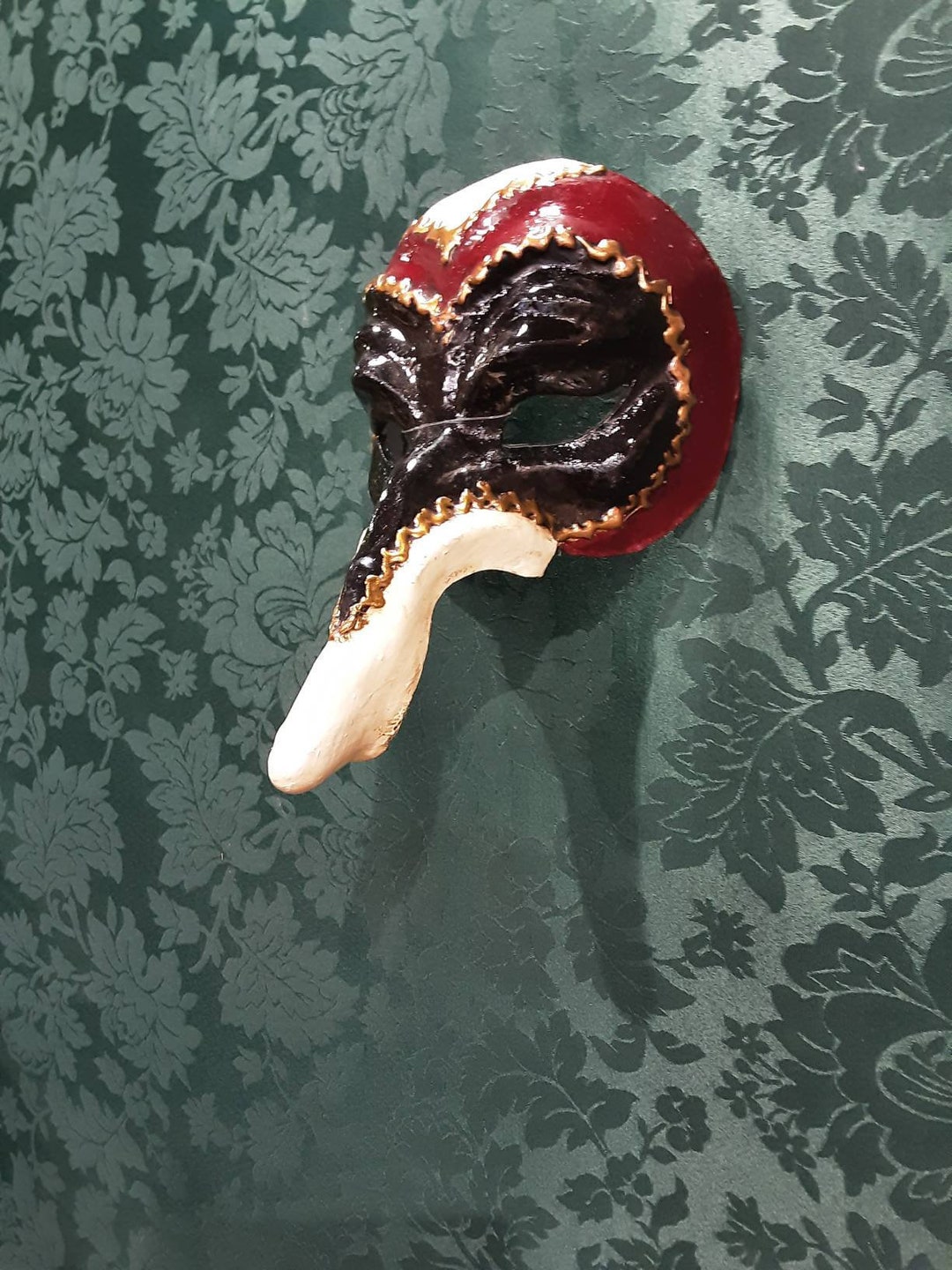 Zanni Mask From the Commedia Dell Arte in Handmade Papier-mâché With ...