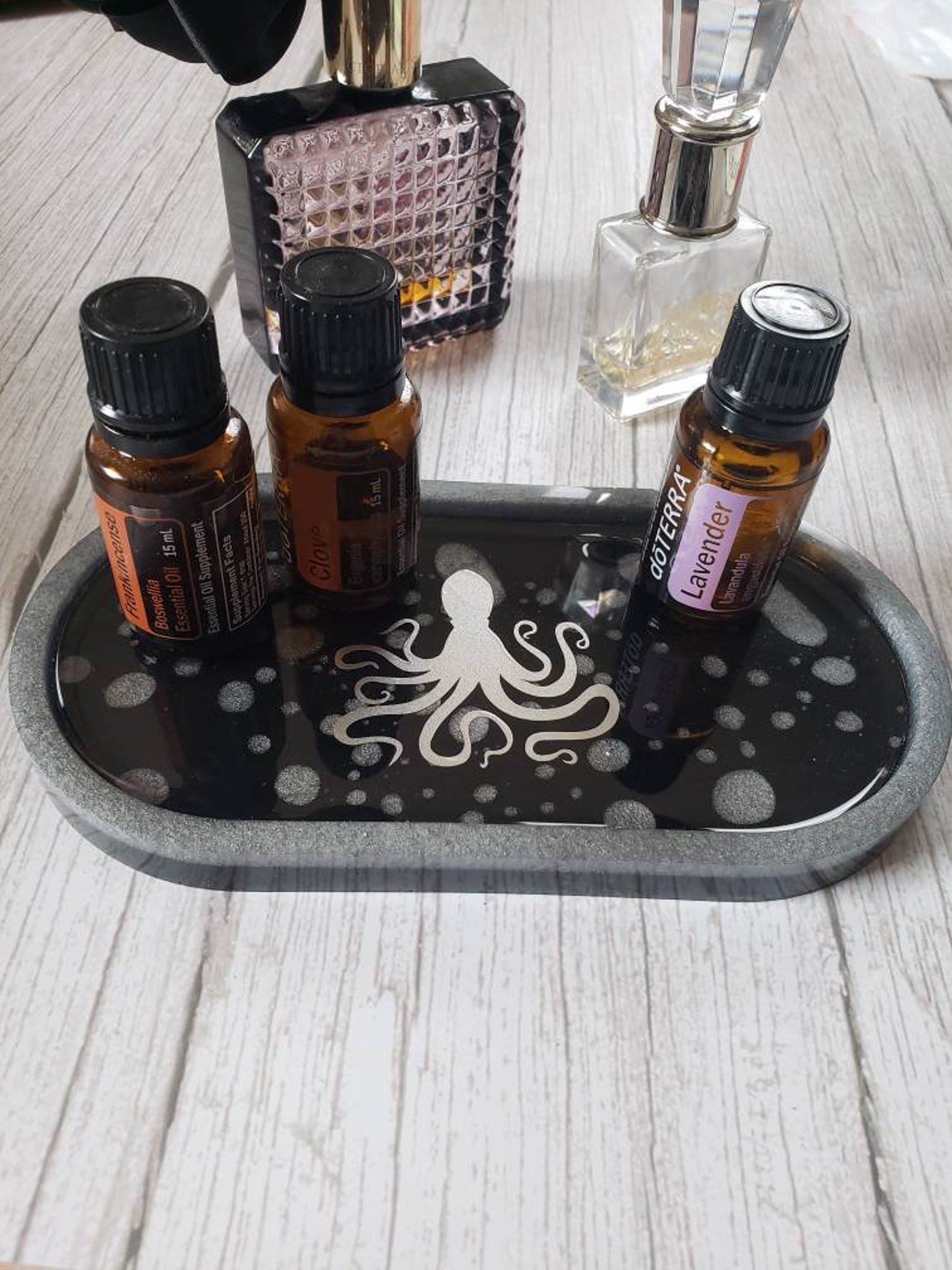 Octopus Resin Vanity Jewelry Tray, Jewelry Dish, Organizer, Soap Tray ...