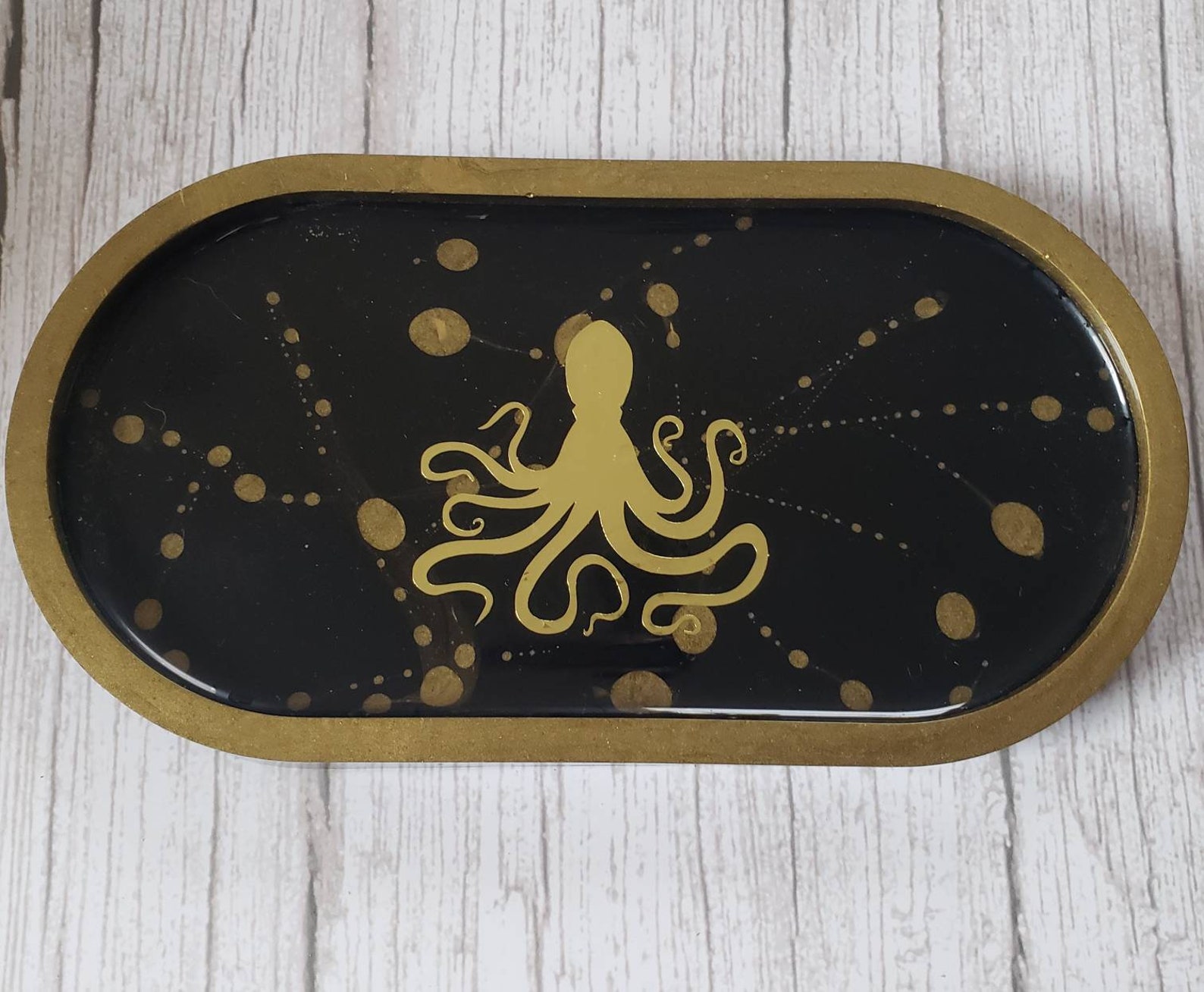 Octopus Resin Vanity Jewelry Tray, Jewelry Dish, Organizer, Soap Tray ...