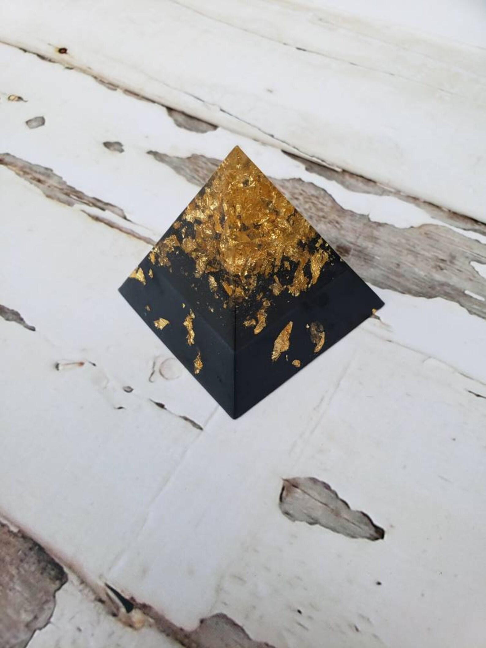 Resin Pyramid Paperweight - Etsy