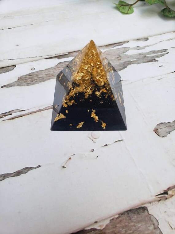 Resin Pyramid Paperweight - Etsy