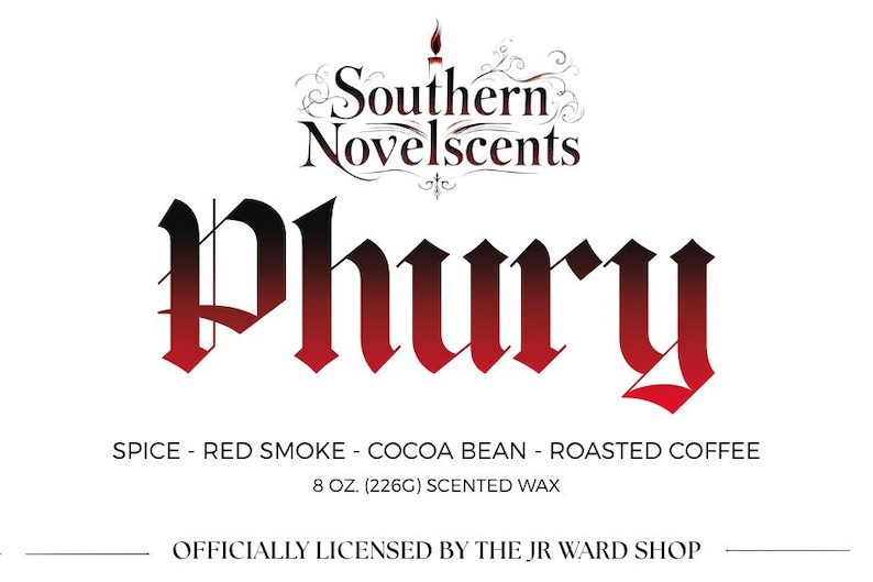 Phury - Officially Licensed Black Dagger Brotherhood™ Inspired Candle ...