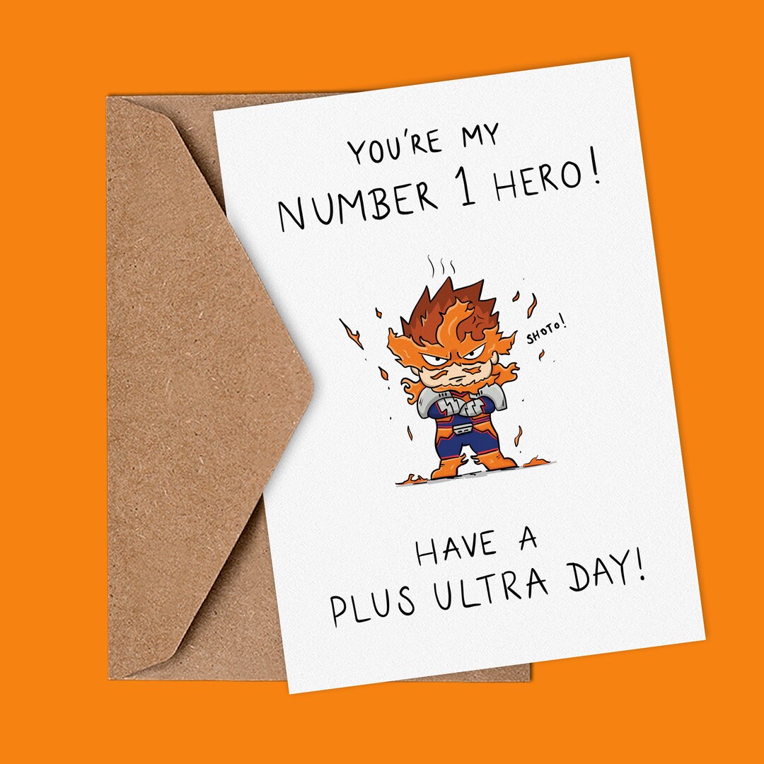 REMAINING STOCK. DISCOUNT Anime Card, Cute A6, Anime, Manga, Plus Ultra ...