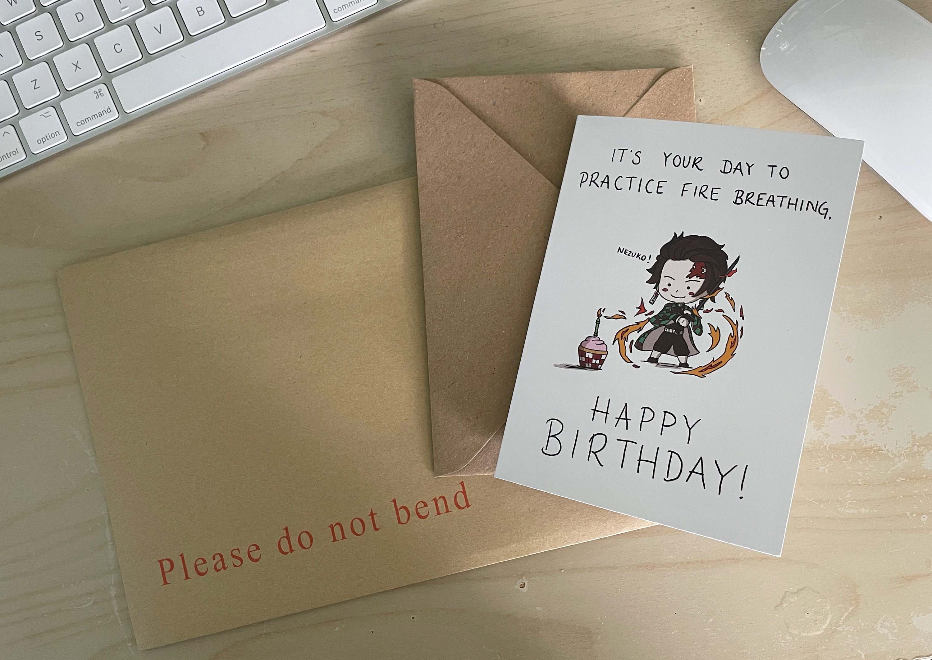 Anime Card, Cute A6, Anime, Manga, Plus Ultra, Smash, Inspired Birthday ...