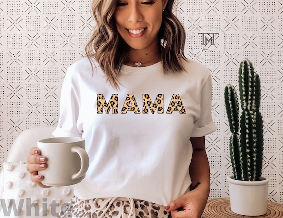 Leopard Mama Shirt Shirt of Mom Mama Shirt Momlife Shirt | Etsy