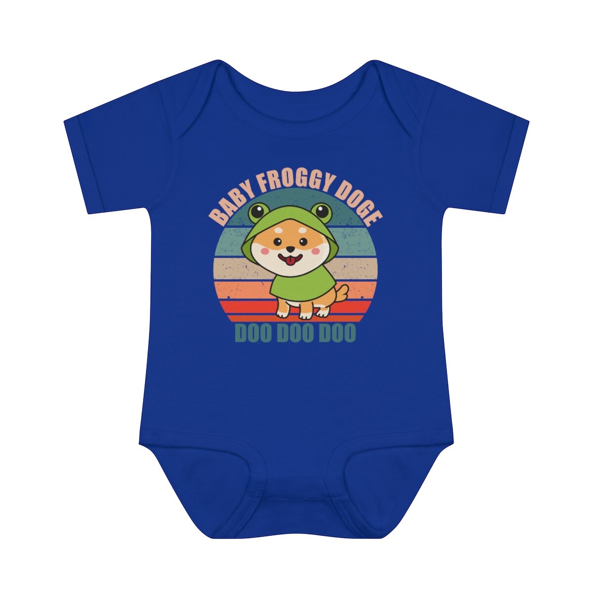Baby Froggy Doge Doo Doo Doo Doge Coin Shiba Crypto Vintage T-shirt ...