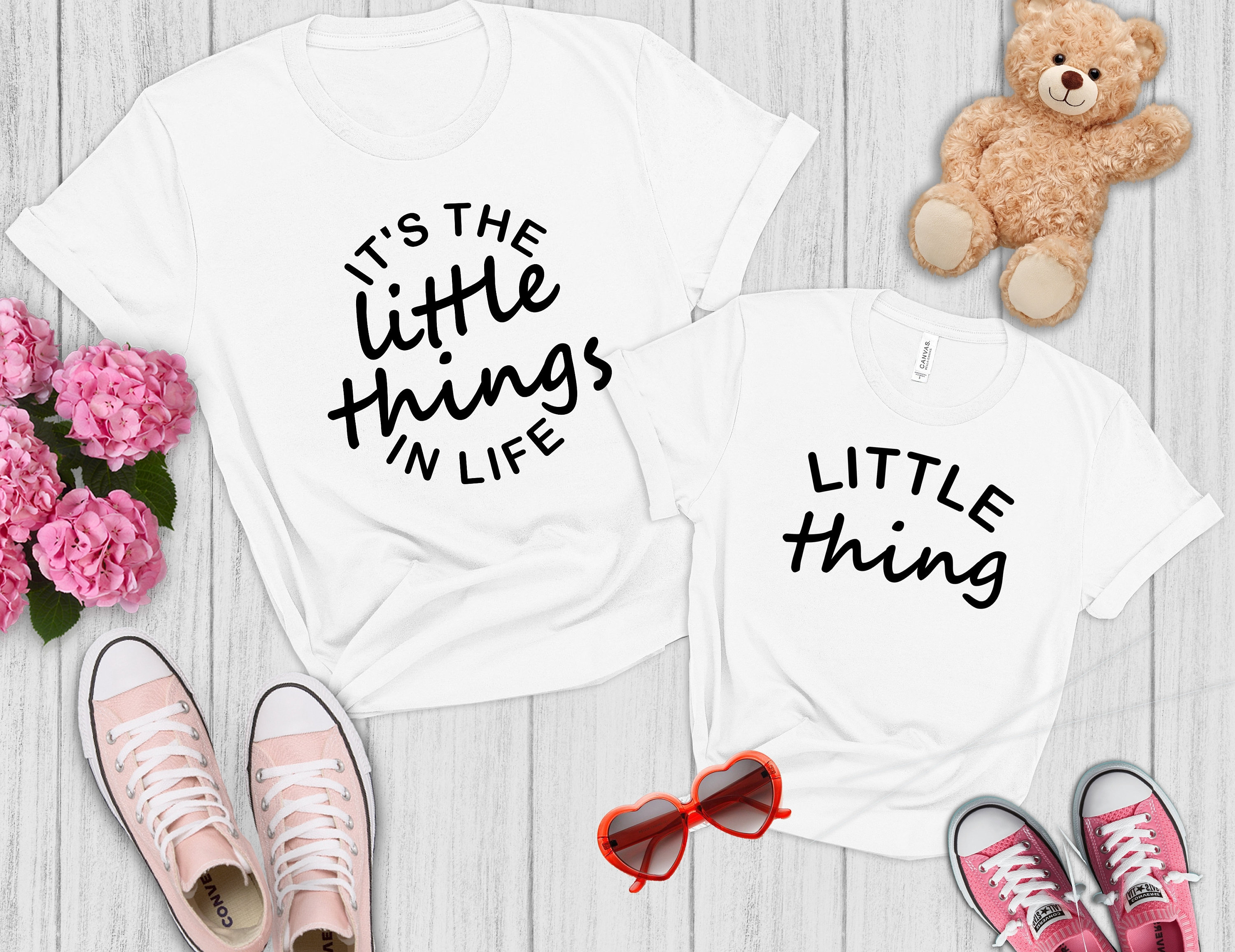 It's the Little Things in Life Shirt, Mommy and Me Shirt Set, Cute Mom ...