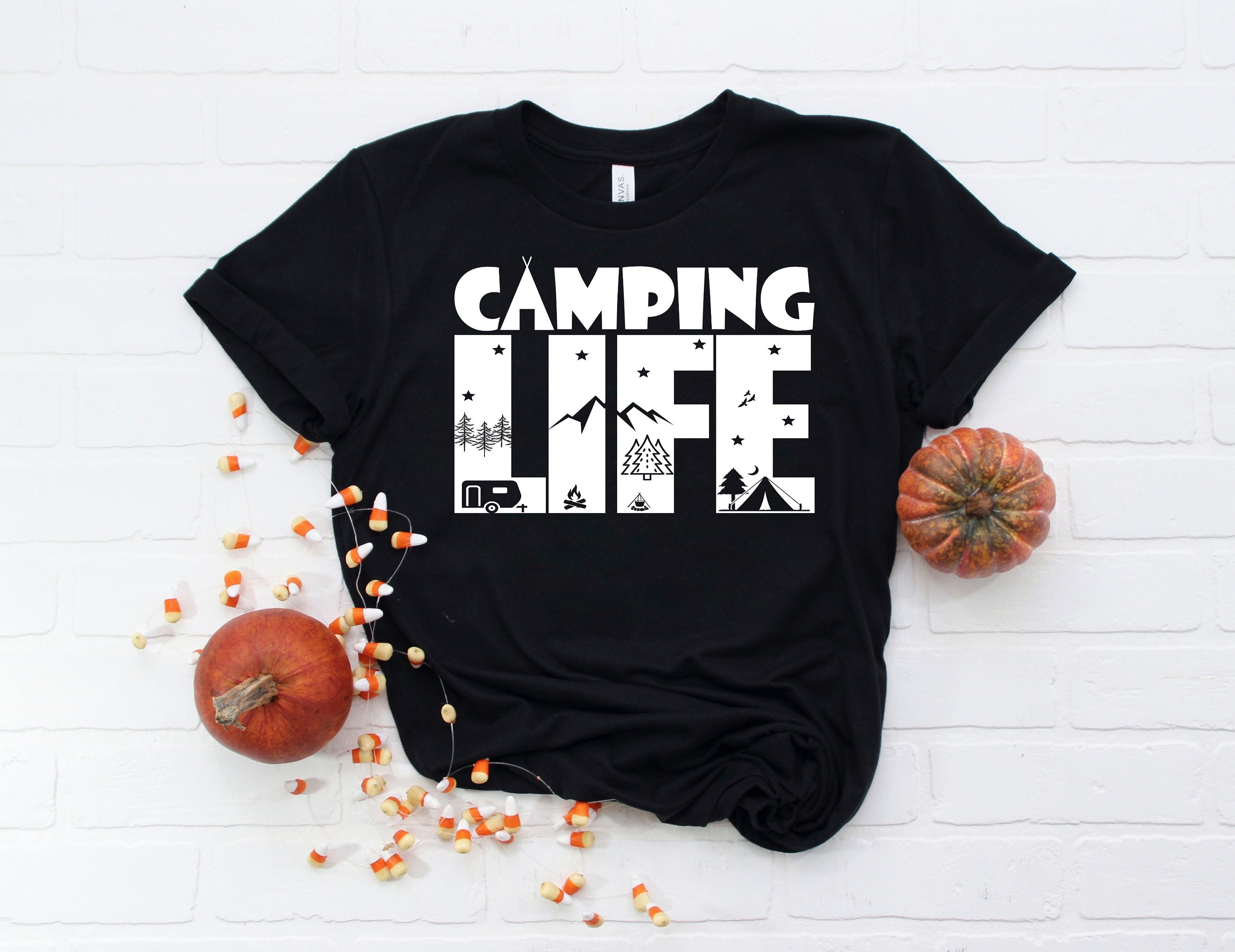 Camping Life Shirts Camping Shirt Camper T-shirt Camper | Etsy