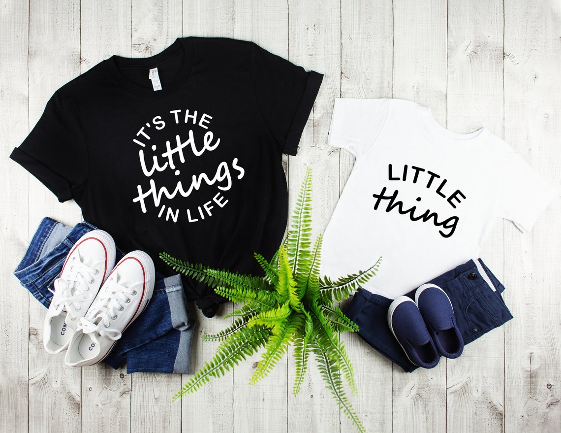 It's the Little Things in Life Shirt, Mommy and Me Shirt Set, Cute Mom ...