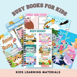 Toddler Learning Binder Digital Download Editable Canva Template Busy ...