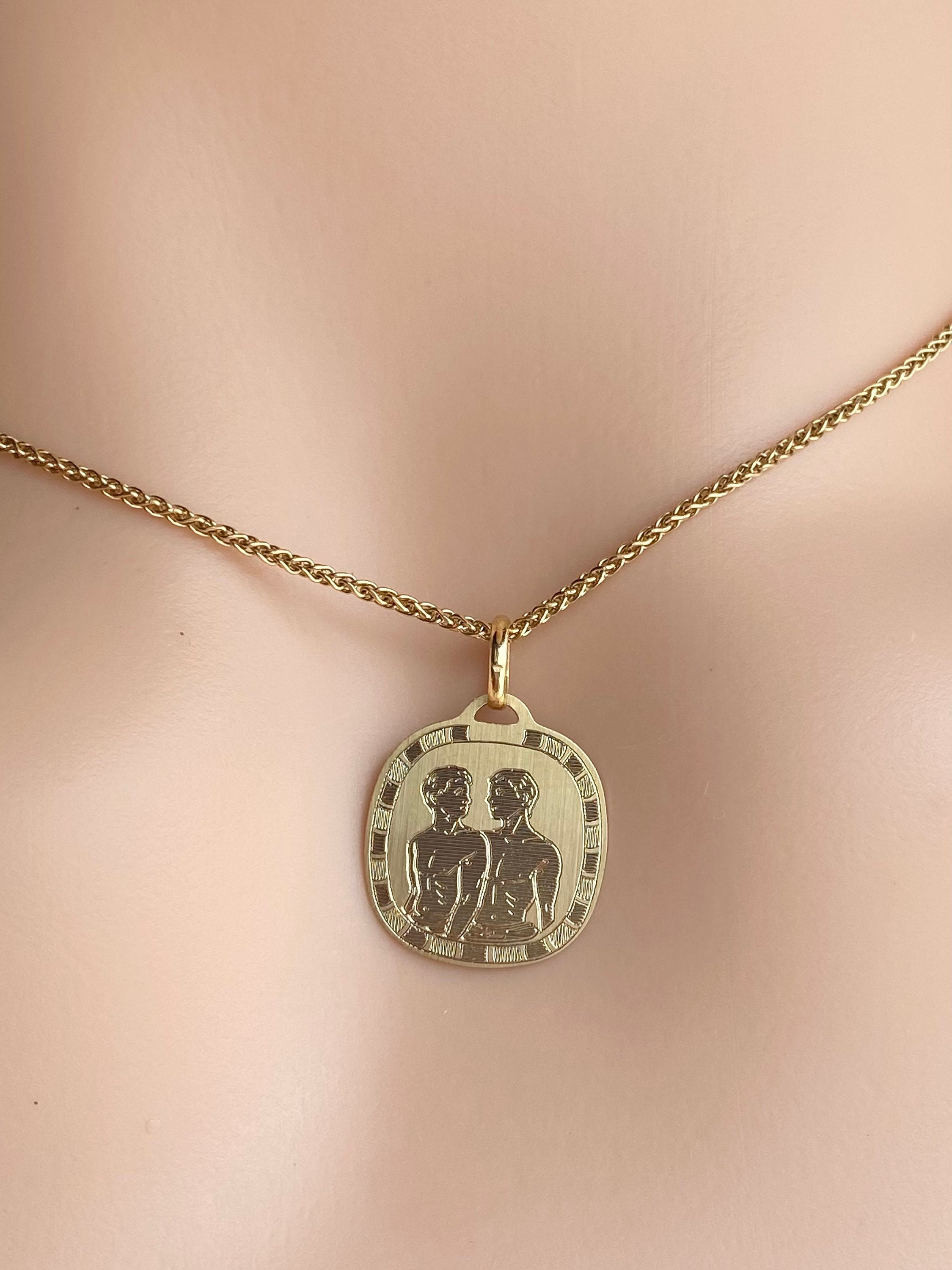 Gemini zodiac pendant store